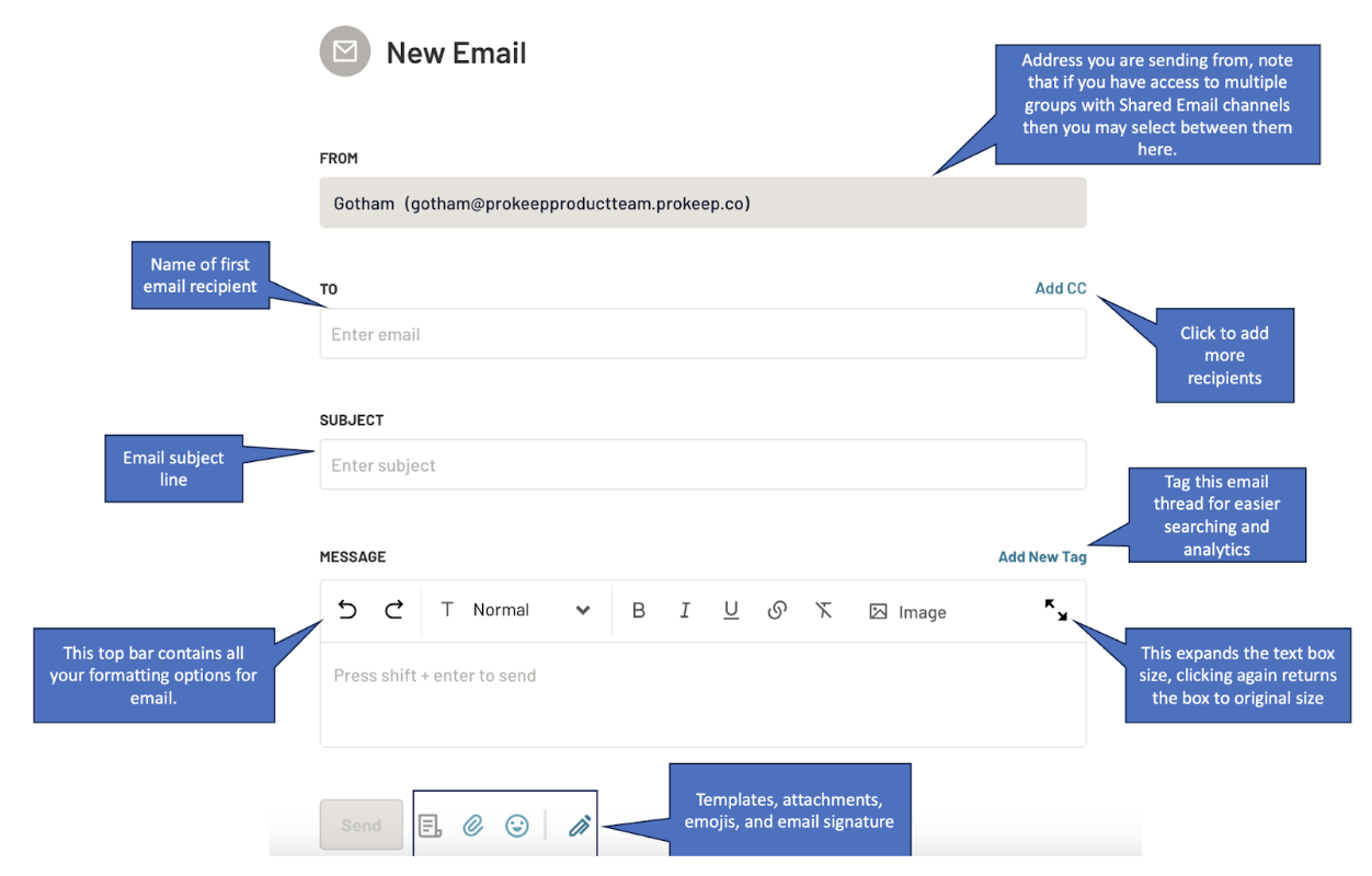 How to Use Prokeep Email